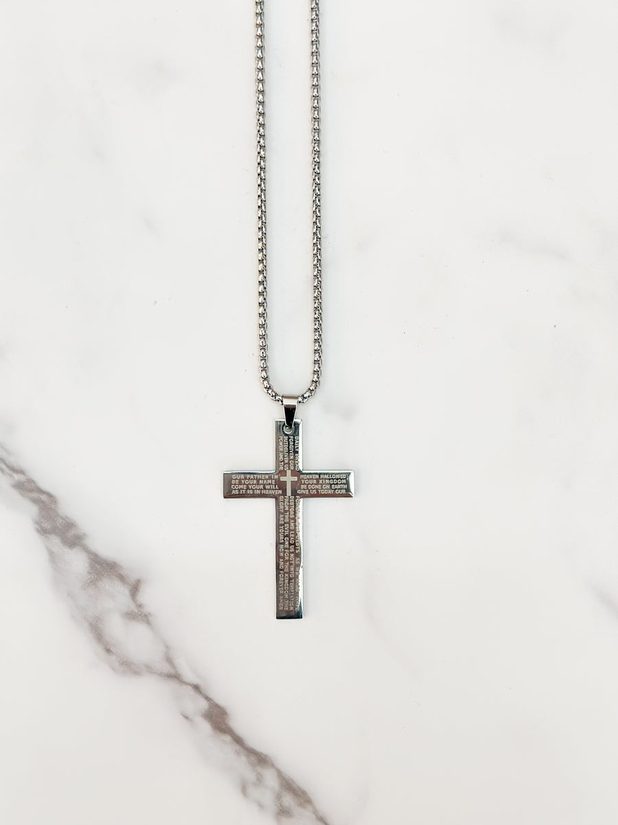 Men's OUR FATHER Cross Necklace – American Freedom Company